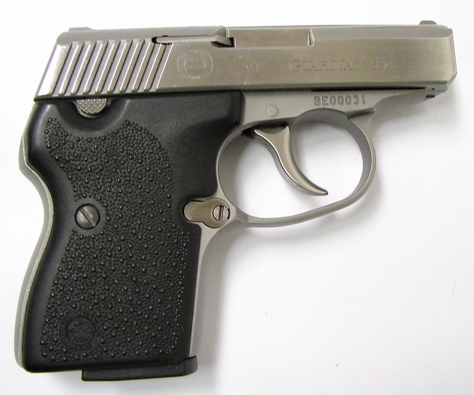 North American Arms Guardian .380 ACP caliber pistol. Stainless steel ...