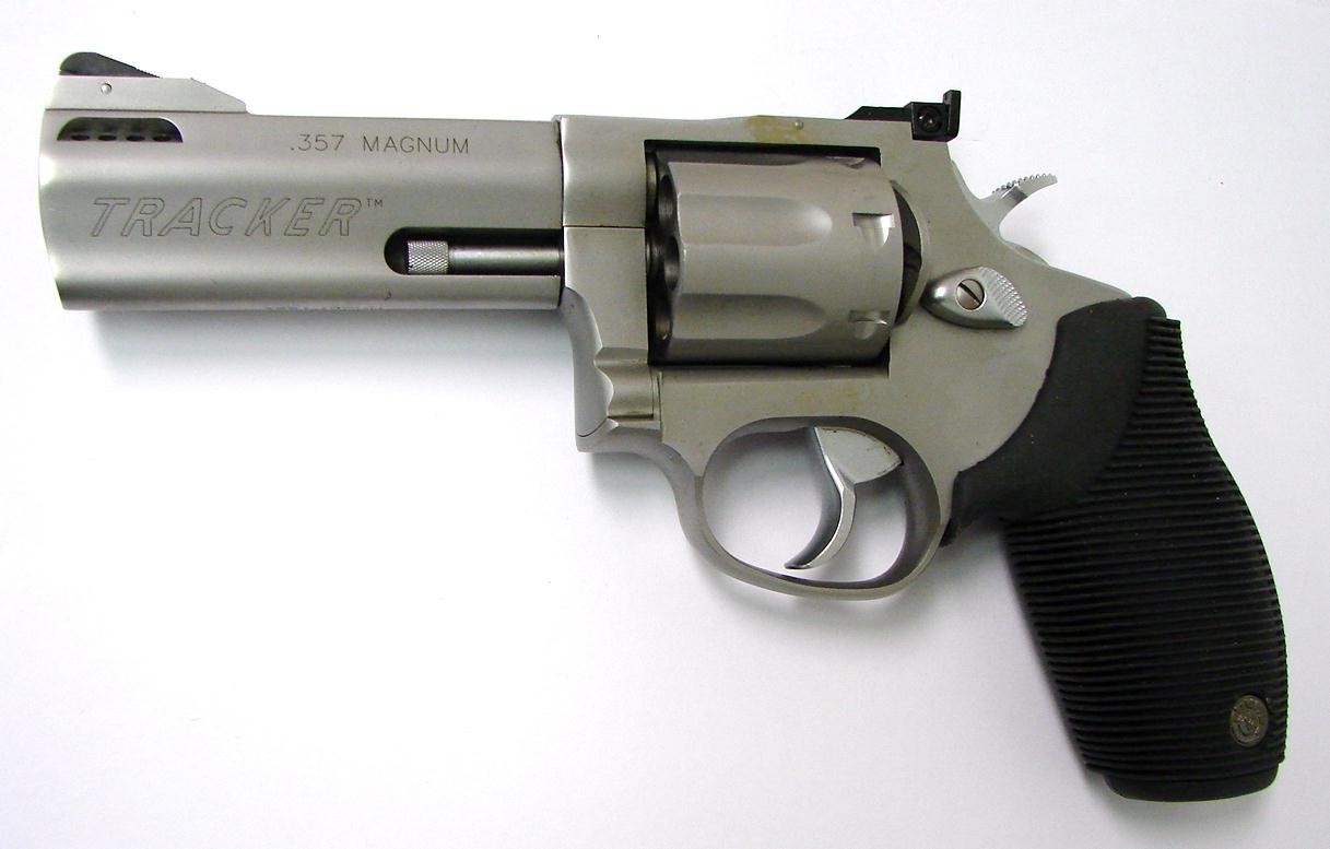 Taurus 627 Tracker .357 Magnum caliber revolver. 7-shot model with 4 ...
