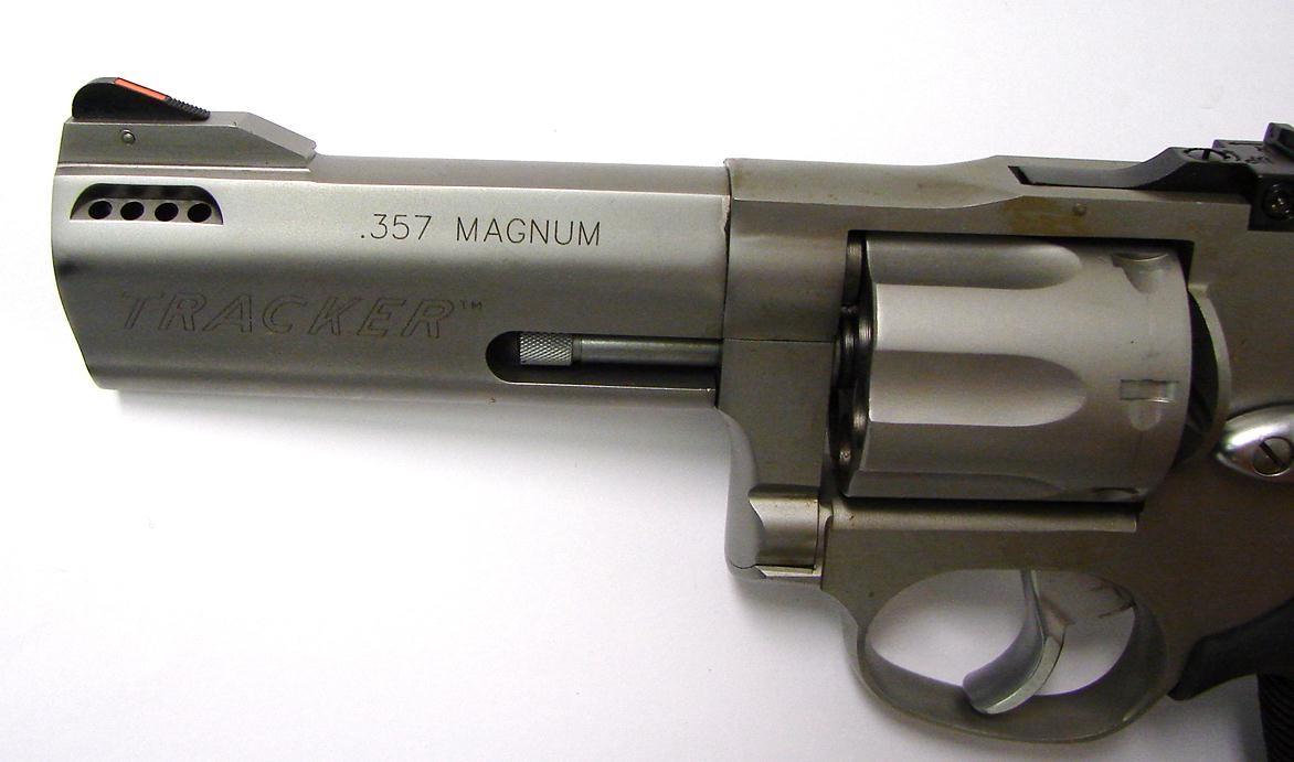 Taurus 627 Tracker .357 Magnum caliber revolver. 7-shot model with 4 ...