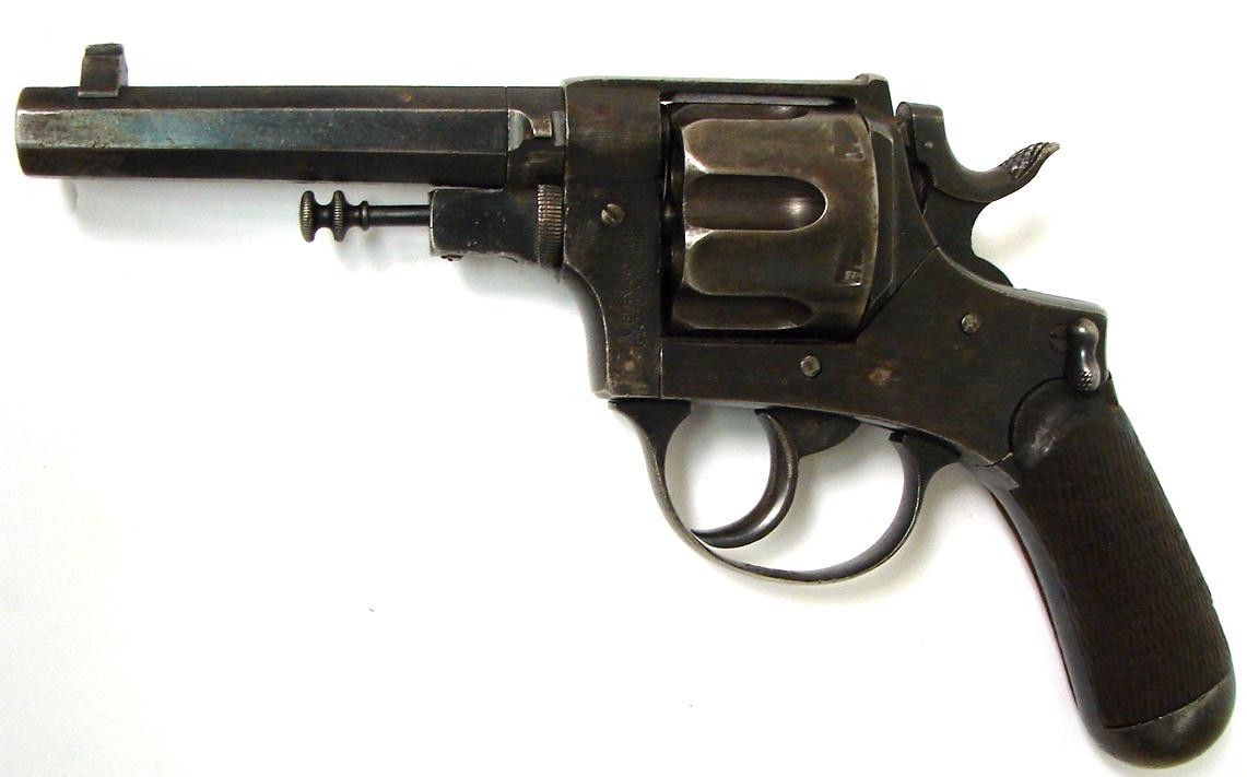 Bernardelli 1889 10.35 caliber revolver. Produced in 1932. 4 1/2" long ...