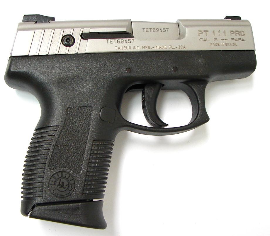 Taurus PT 111 PRO 9MM PARA caliber pistol. Taurus PT111 PRO Two tone ...