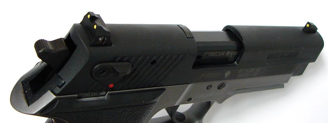 Sig Sauer Mosquito .22 LR caliber pistol. Chambered in .22 LR, 90% the ...