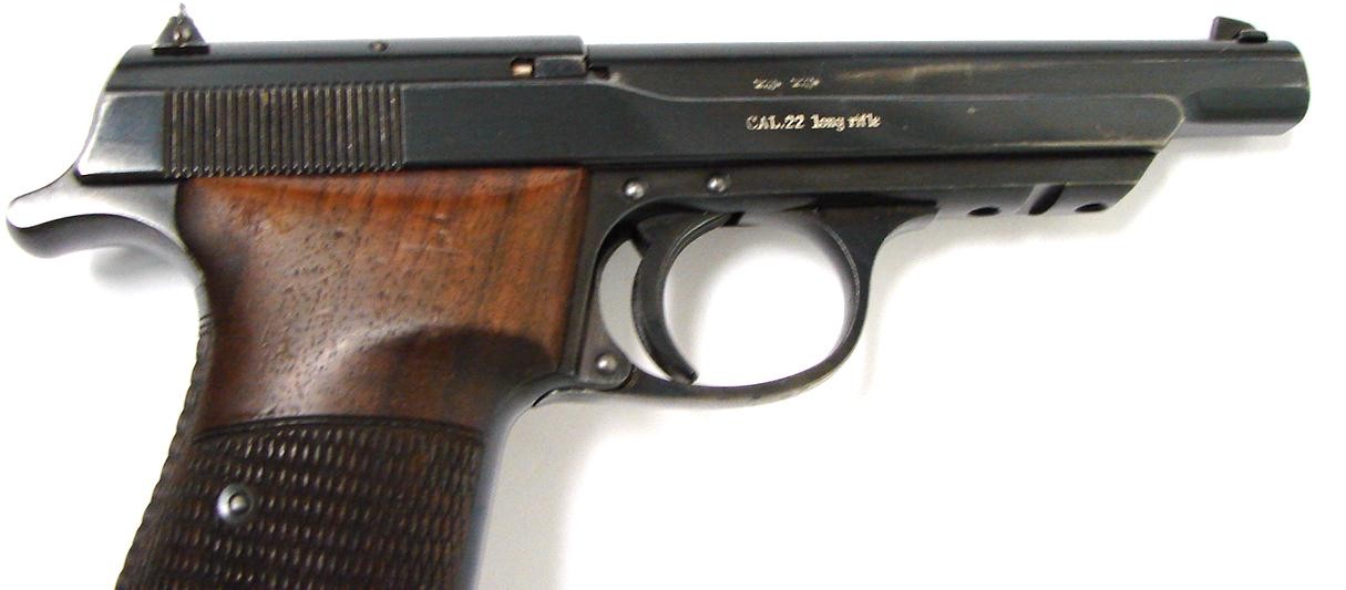 Walther Olympia .22 LR caliber pistol. Pre-War Sport model with 4 3/4 ...