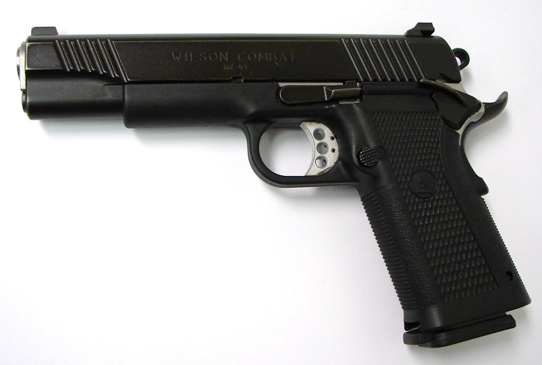 Wilson Combat KZ-45 .45 ACP caliber pistol with polymer frame and 10 ...