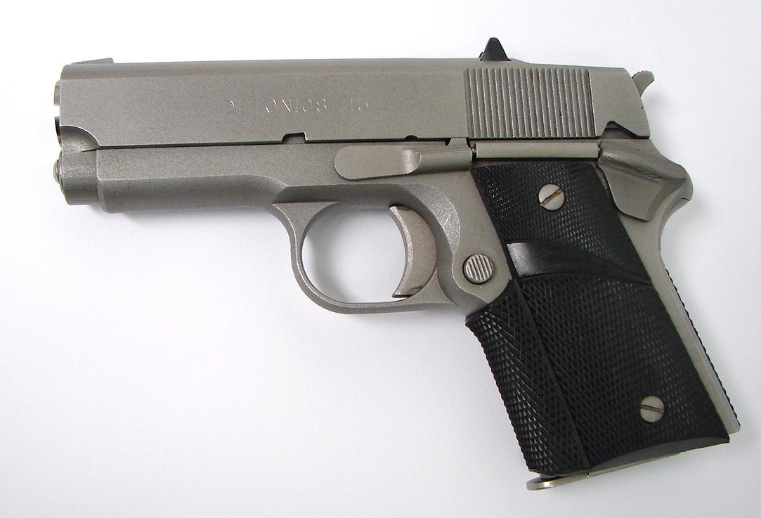 Detonics Combat Master .45 ACP caliber pistol. Subcompact model ...