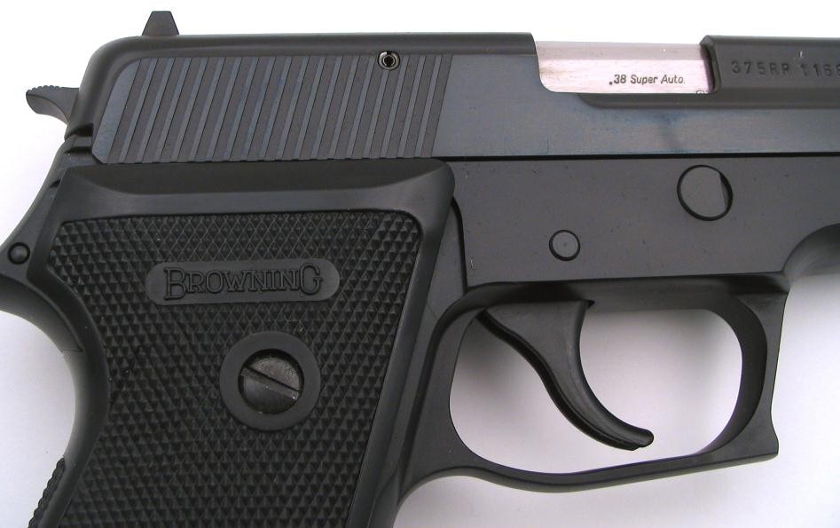 Browning BDA .38 Super caliber pistol. Original version of the Sig ...