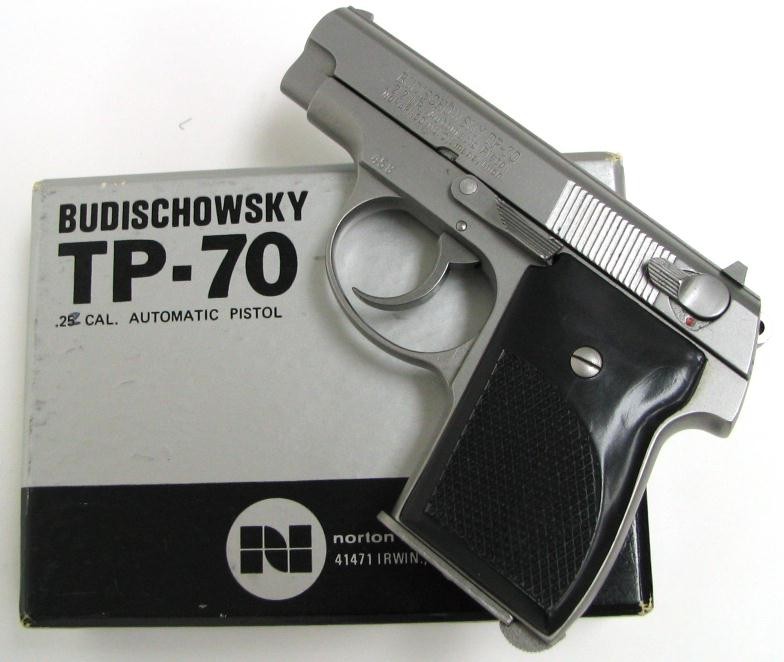 Budischowsky TP-70 .22 LR caliber pistol. A scarce and very neat 1970 s ...