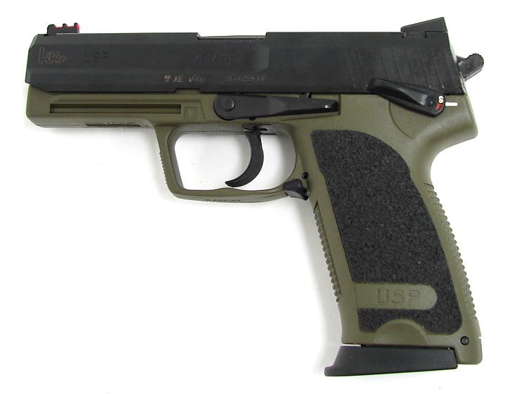 Heckler & Koch USP .45 ACP caliber pistol. Limited production gun with ...