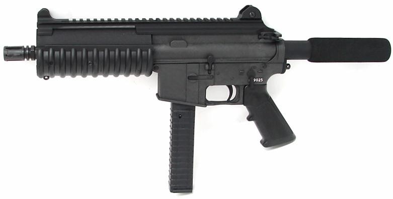 Bushmaster Carbon-15 9mm Para caliber pistol. Bushmaster s AR-15 pistol ...