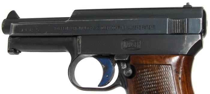 Mauser 1914 .32 ACP caliber pistol. WWI vintage pistol with Imperial ...