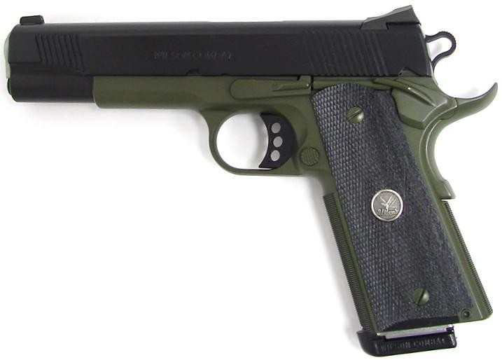 Wilson Combat CQB .45 ACP caliber pistol. Custom tactical pistol with ...