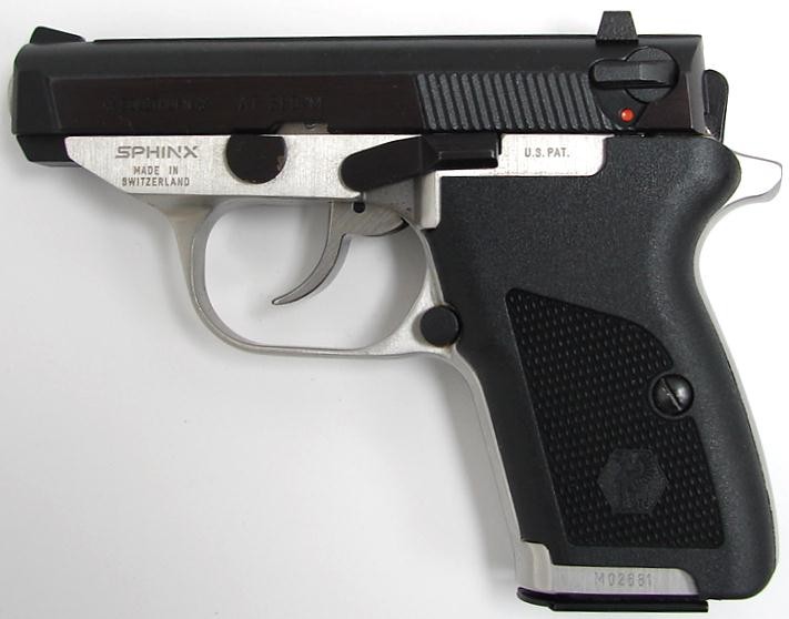 Sphinx AT 380 .380 Auto caliber pistol. 1990 s vintage Swiss made ...