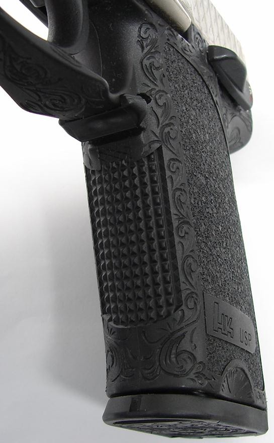 Heckler & Koch USP .45 ACP caliber pistol. Beautiful custom engraved ...