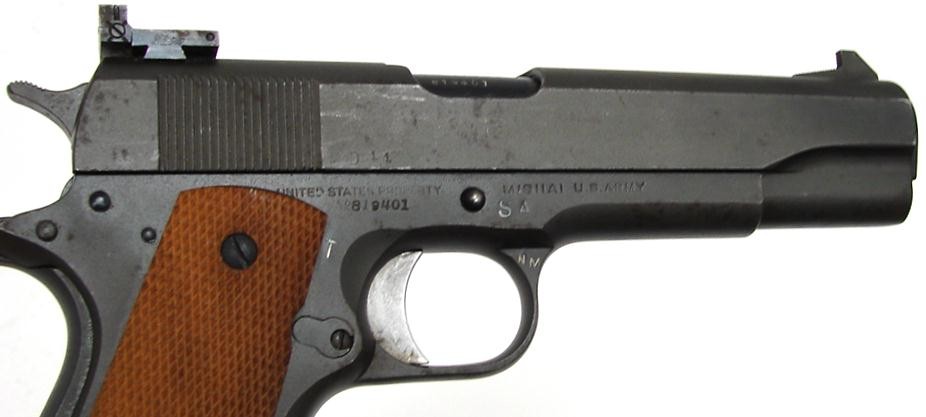 Remington Rand 1911A1 National Match .45 ACP caliber pistol. Model 1962 ...
