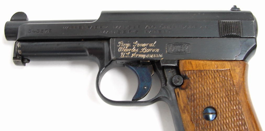 Mauser 1914 .32 ACP caliber pistol. Near mint condition. Presentation ...
