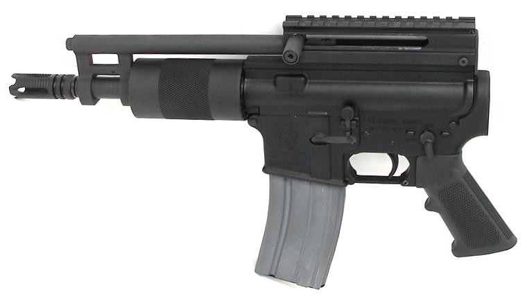 Olympic Arms Co OA93 .223 Rem caliber pistol with 7 barrel, phantom ...