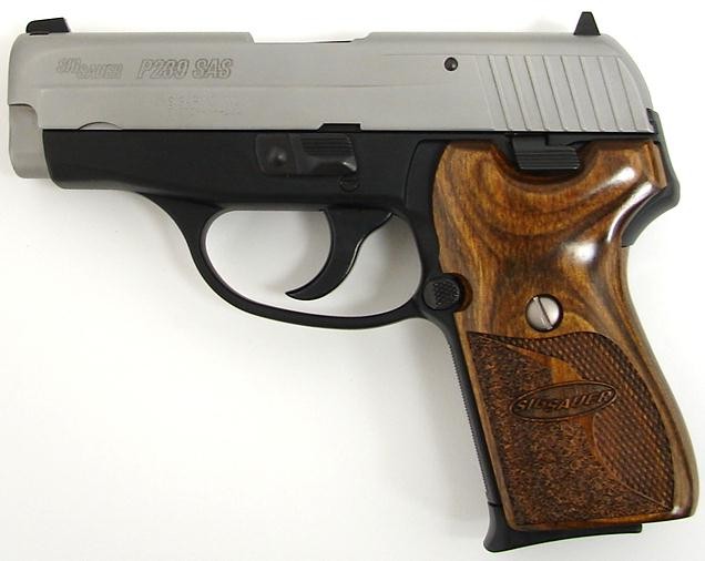 Sig-Sauer P239 SAS .40 S&W caliber pistol. Custom shop carry model with ...