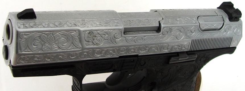 Walther P99 9mm caliber pistol. Extra fancy German auto with full ...