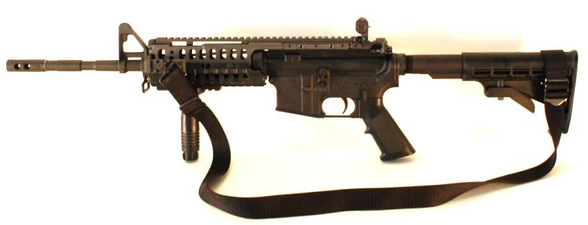 Bushmaster XM15-E2S .223 Rem caliber rifle with SIR rail system, Knight ...