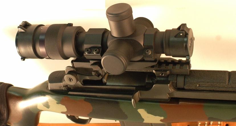 Springfield M1A .308 Win caliber rifle with U.S. Optics 4x24 scope ...