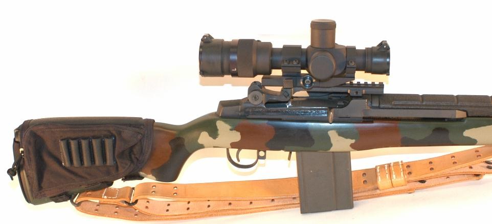 Springfield M1A .308 Win caliber rifle with U.S. Optics 4x24 scope ...