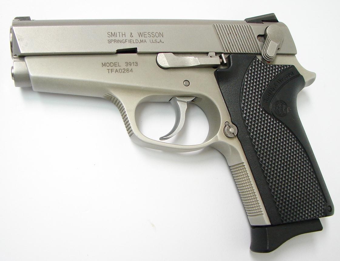 Smith & Wesson 3913 9MM PARA caliber pistol. Scarce "Lady Smith" model ...