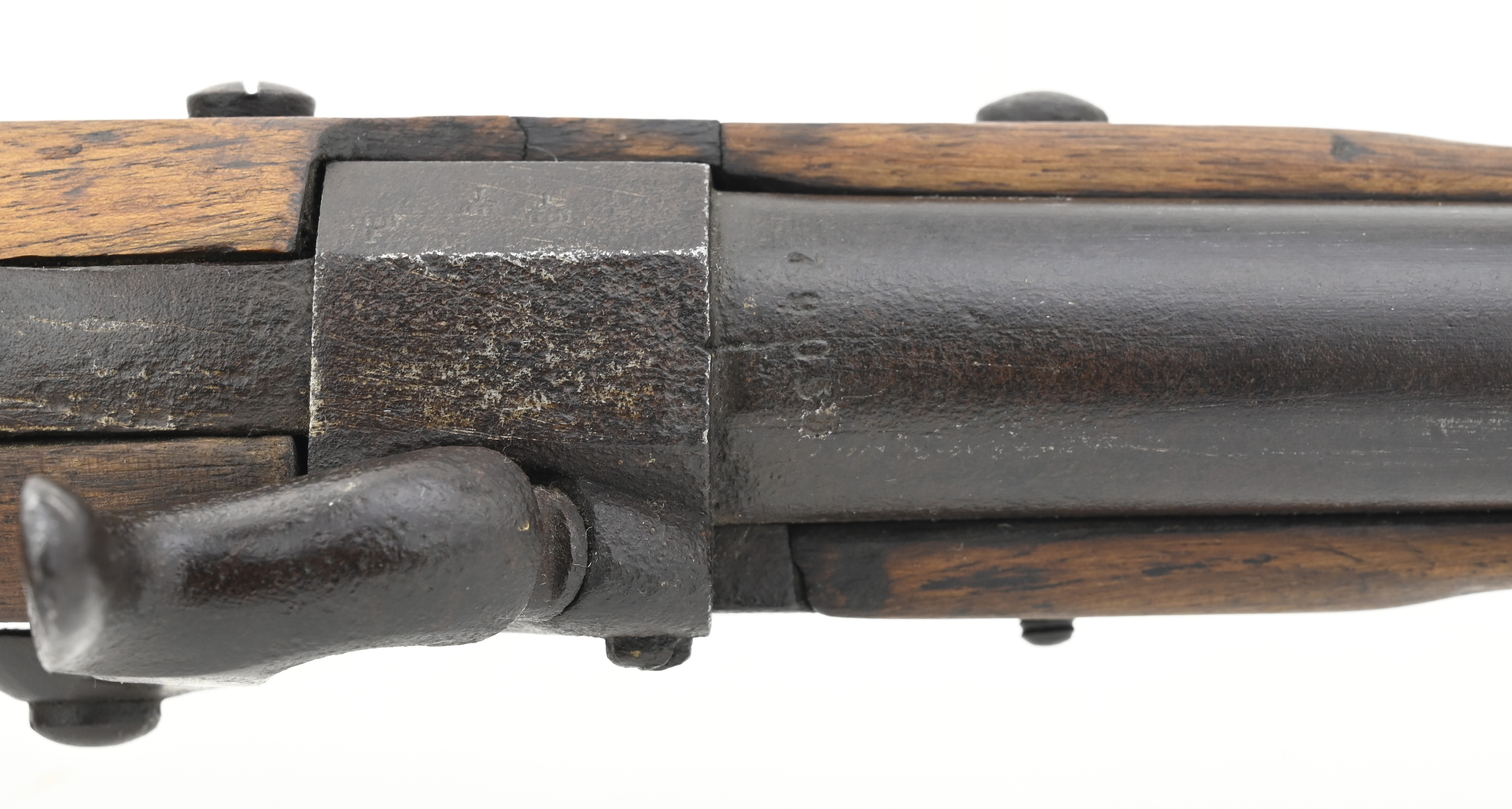 Belgian Alteration to percussion of a German Potsdam Musket for sale.