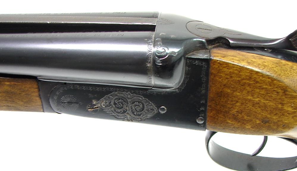 G. Zabala Side-by-Side 20 gauge shotgun. Double barrel field gun with ...