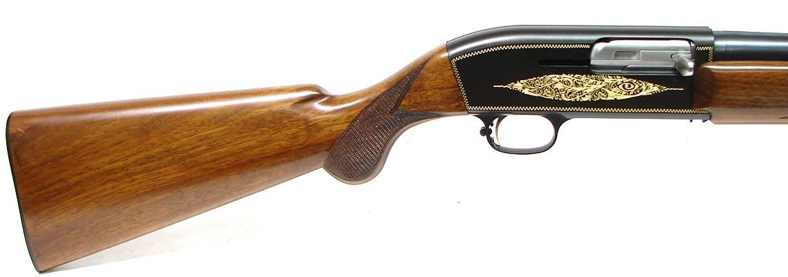 Browning Double Auto 12 gauge shotgun. Early Belgian autoloader with ...