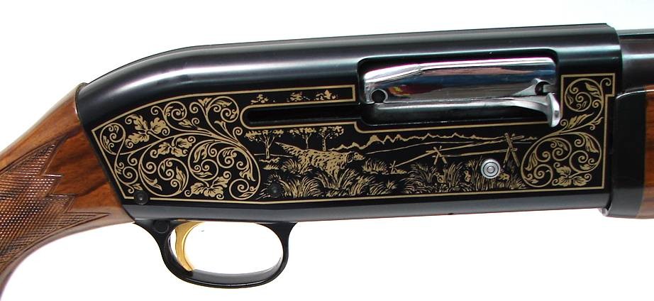 Ithaca 900 12 gauge shotgun. Semi-auto field gun with 28 modified choke ...