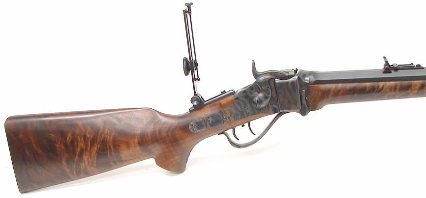 Shiloh Sharps 1874 .45-70 caliber rifle. Long range express model with ...