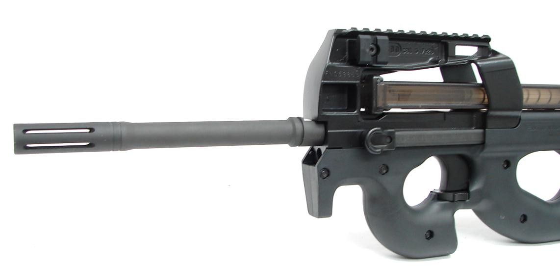 FN Fabrique Nationale PS-90 5.7x28mm caliber rifle. Triple rail CQB ...