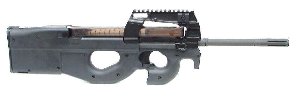 FN Fabrique Nationale PS-90 5.7x28mm caliber rifle. Triple rail CQB ...