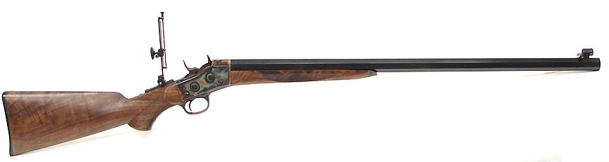 Custom Rolling Block .32-40 caliber rifle. Long range single shot rifle ...