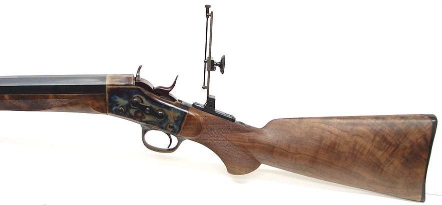 Custom Rolling Block .32-40 caliber rifle. Long range single shot rifle ...
