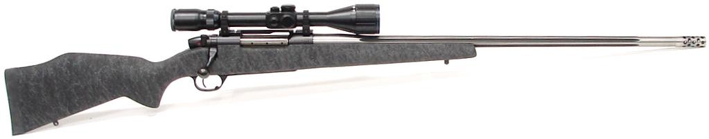 Weatherby Mark V .30-378 Wby Magnum caliber rifle. Accumark model with ...