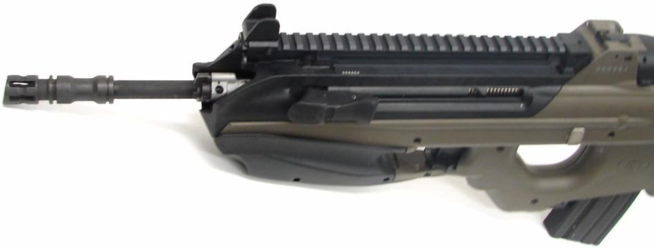FN FS2000 5.56 x 45mm caliber rifle. Bull-pup semi-auto rifle with 20 ...