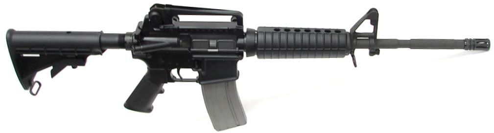 Bushmaster XM15-E2S M4 A3 .223 Rem caliber rifle with 16 barrel, A3 ...