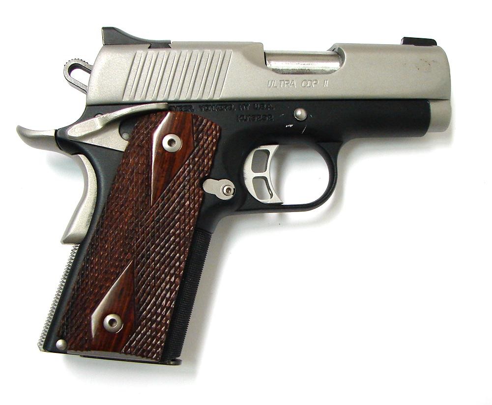 Kimber Ultra CDP II .45 ACP caliber pistol. 3" subcompact model in ...