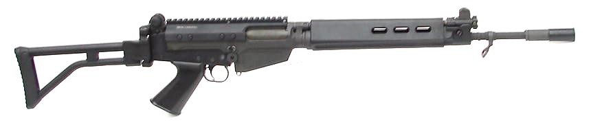 DSA Inc SA58 .308 Win caliber paratrooper carbine with 18 barrel, type ...