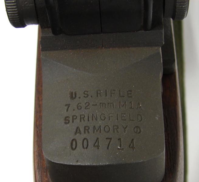 Springfield M1A .308 Win caliber rifle. Extremely early model (serial ...
