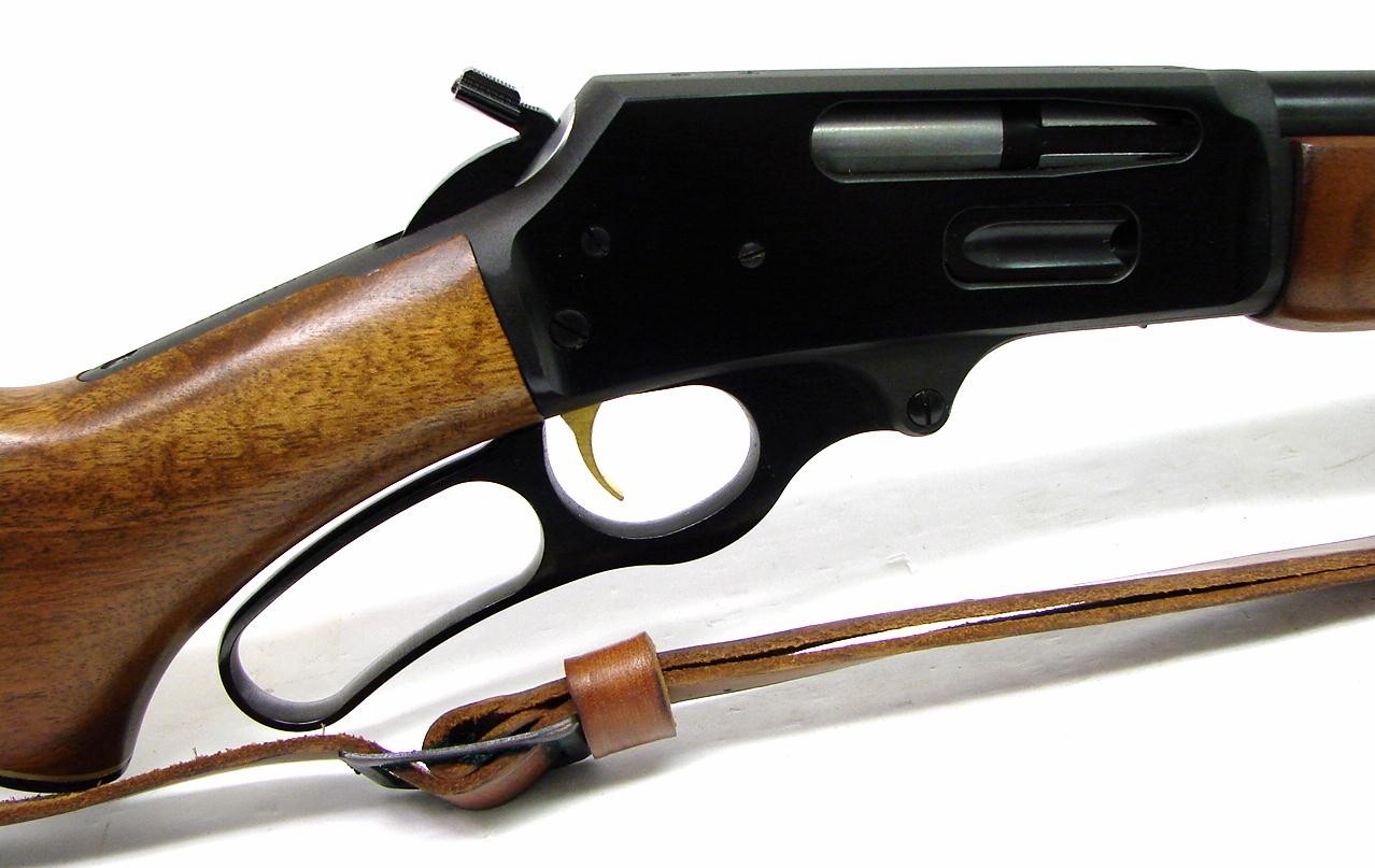 Marlin 336A .30-30 caliber rifle. Older model with 24" barrel and half ...