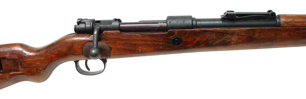Mauser 98 8MM Mauser caliber 243 code rifle. Produced in 1939. Captured ...