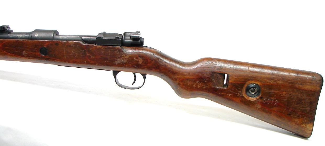 Mauser 98 8MM Mauser caliber 243 code rifle. Produced in 1939. Captured ...