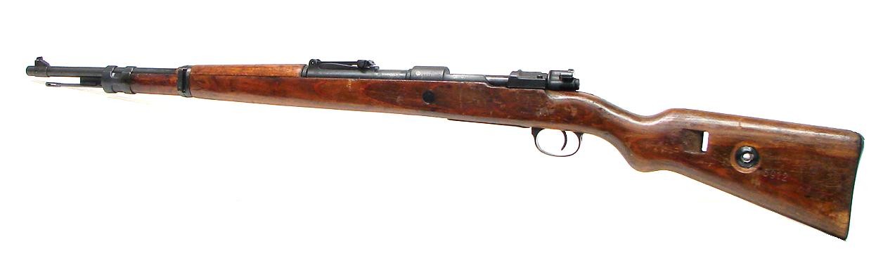 Mauser 98 8MM Mauser caliber 243 code rifle. Produced in 1939. Captured ...