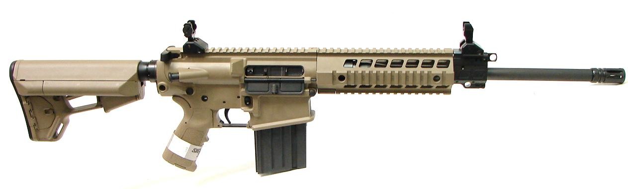 Sig Sauer 716 7.62 NATO caliber carbine. New piston driven patrol ...