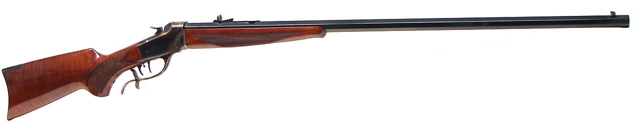 Uberti 1885 Lo-Wall .22 WMR caliber rifle. Single shot deluxe model ...