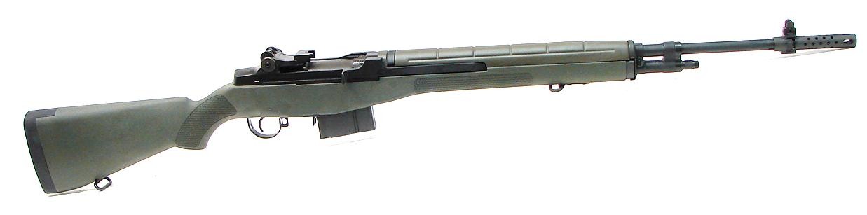 Springfield M1A .308 WIN caliber rifle. Semi-auto version of the iconic ...