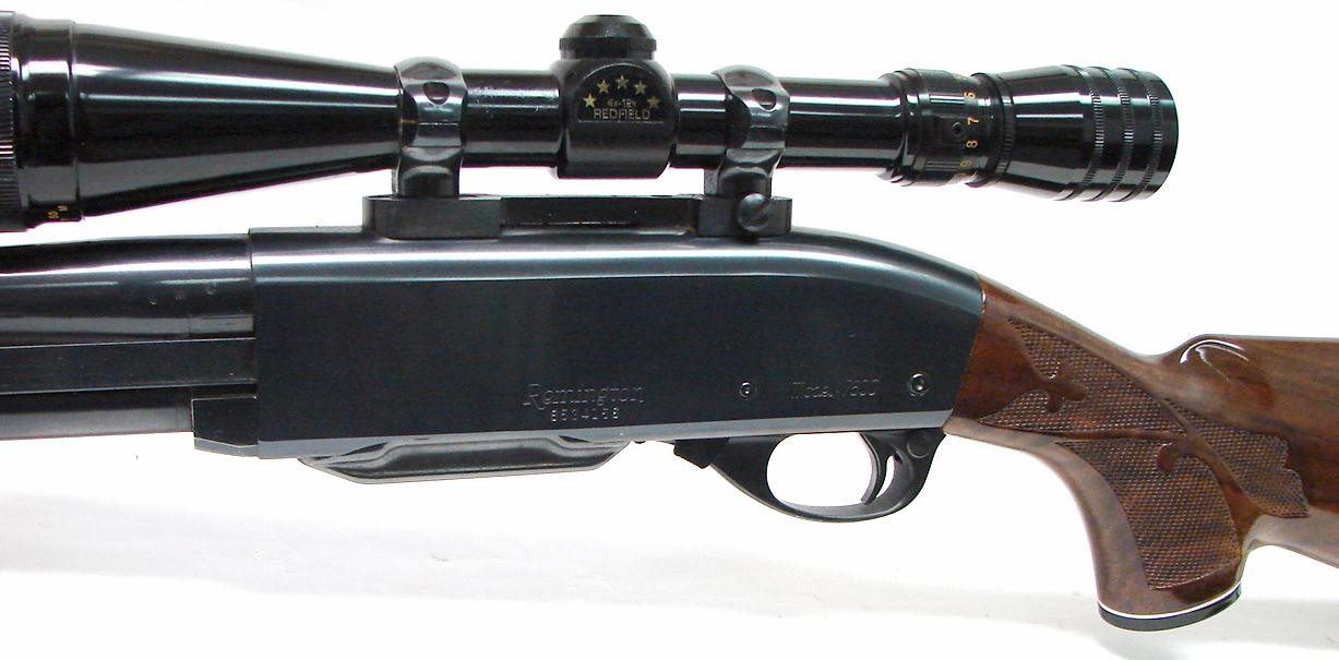 Remington 7600 .30-06 caliber rifle. Deluxe model pump action rifle ...