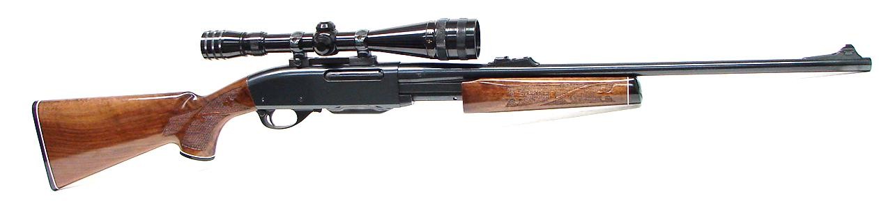 Remington 7600 .30-06 caliber rifle. Deluxe model pump action rifle ...